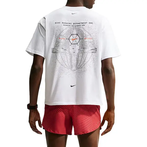 Nike T-shirt 'white Reflective Silver