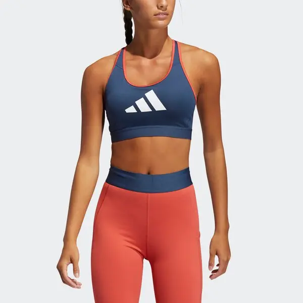 Adidas Medium Support Donasia Sizing 't Rest 3 Bra 'blue White