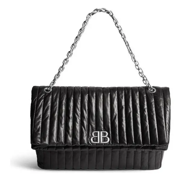 Balenciaga Monaco Large Chain Bag Quilted