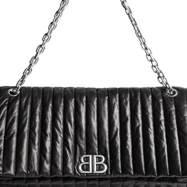 Balenciaga Monaco Large Chain Bag Quilted