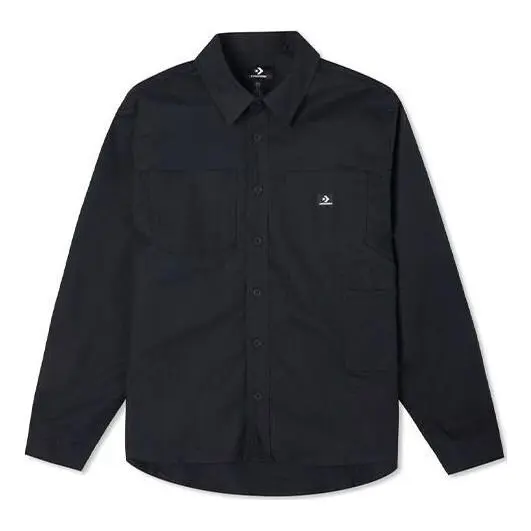 CONVERSE Carpenter Pocket Button Down Long Sleeve Shirt Asia Sizing