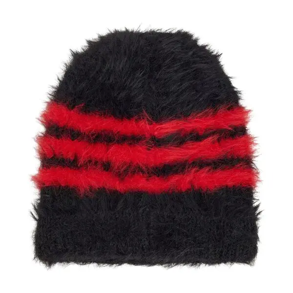 Adidas X Y-3 Stripes Beanie 'black Scarlet