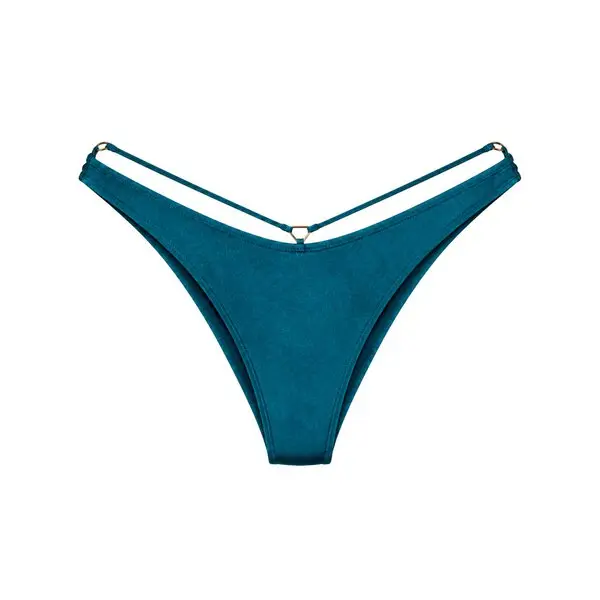 IVY SWIMWEAR Calypso In Teal Bikini Bottoms - Blue