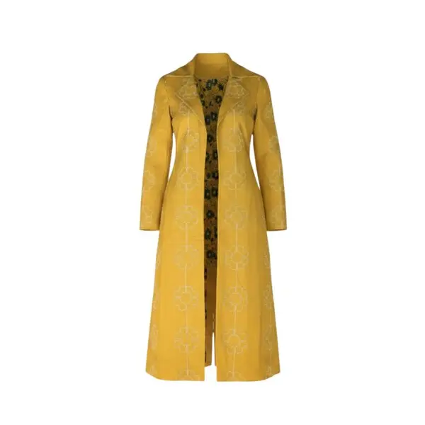 LUME The Marigold Duster Coat - Yellow