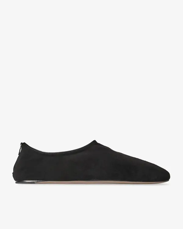 THE ROW Stellene Suede Ballet Flats