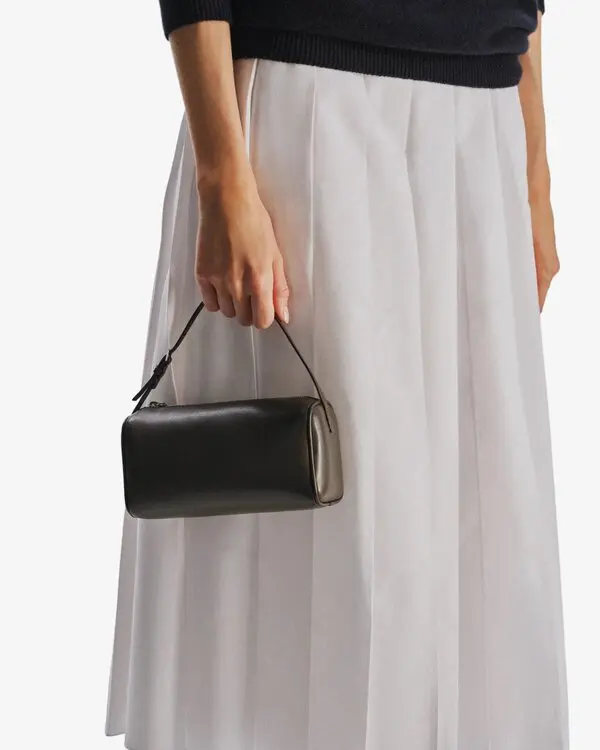 THE ROW 90's Small Grain Leather Bag