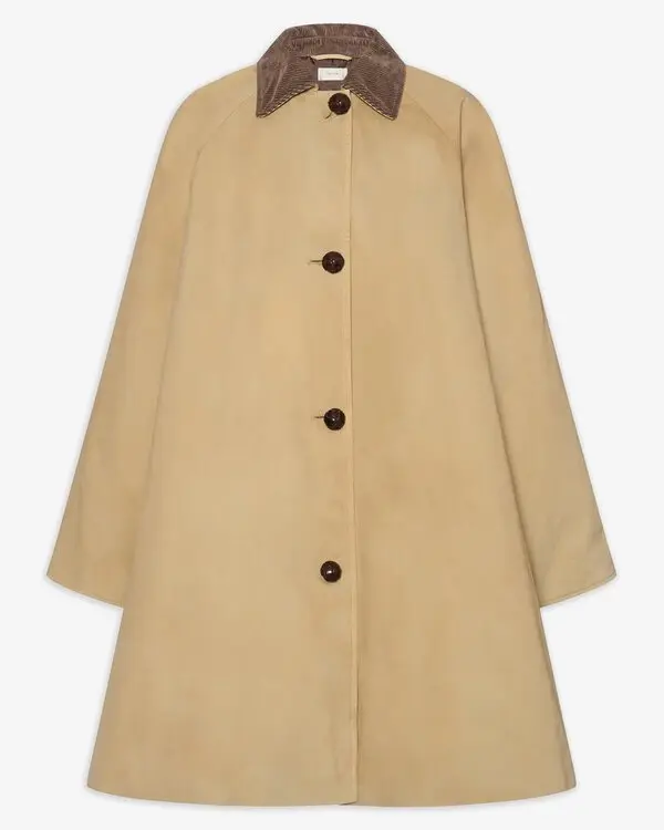 THE ROW Ina Cotton Gabardine Coat