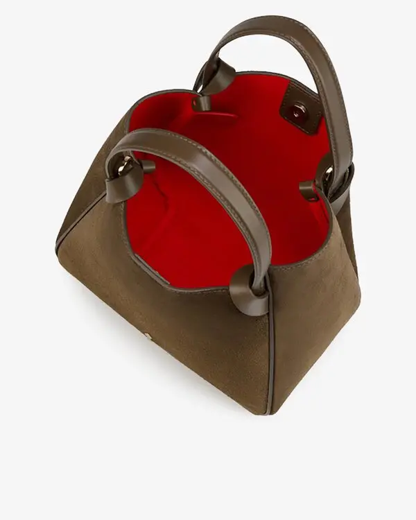 CHRISTIAN LOUBOUTIN Bettina Mini Tote - Grey