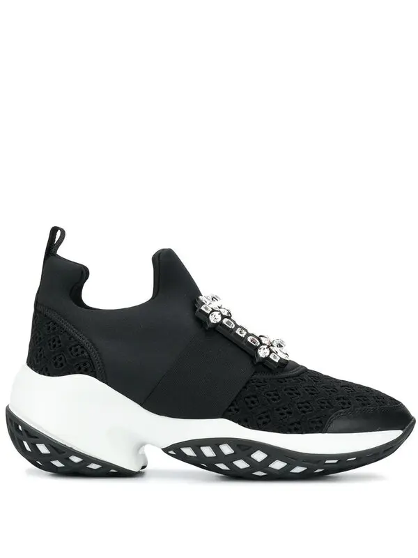 ROGER VIVIER Viv Run Strass Sneakers - Multicolor