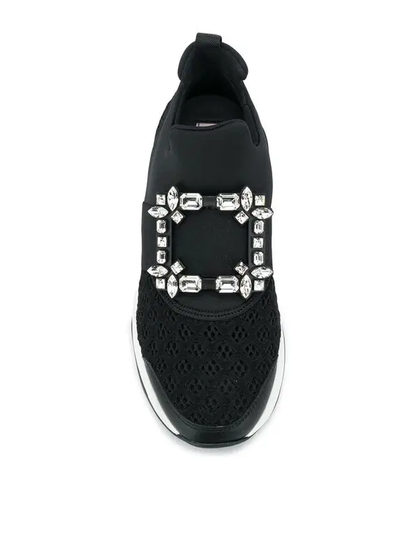 ROGER VIVIER Viv Run Strass Sneakers - Multicolor