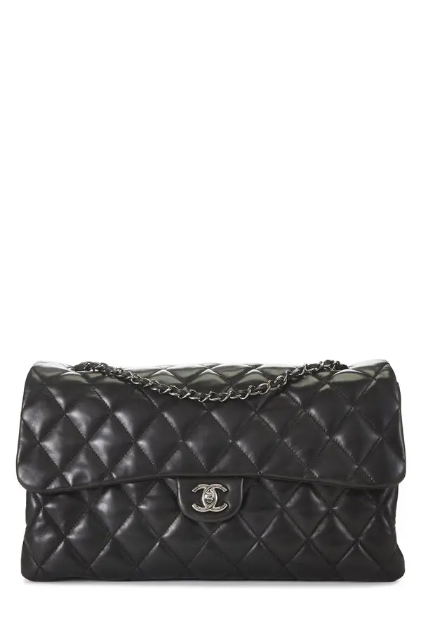 Chanel Calfskin Accordion Flap Bag