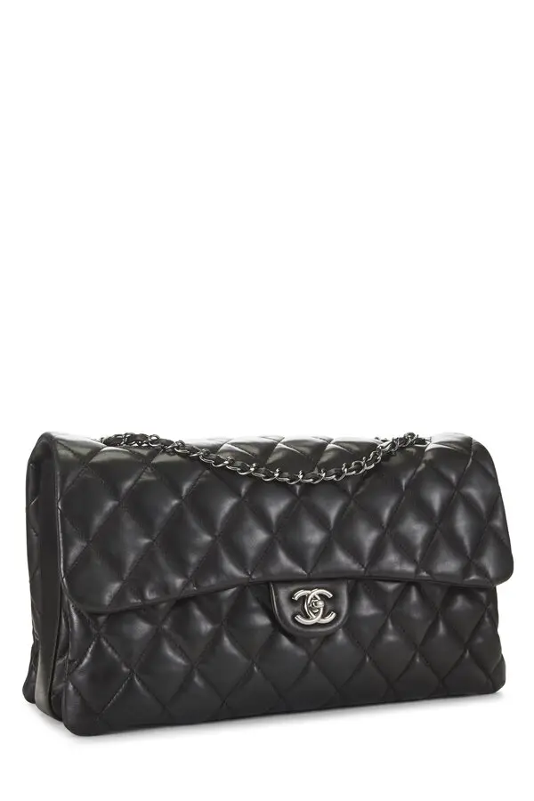 Chanel Calfskin Accordion Flap Bag