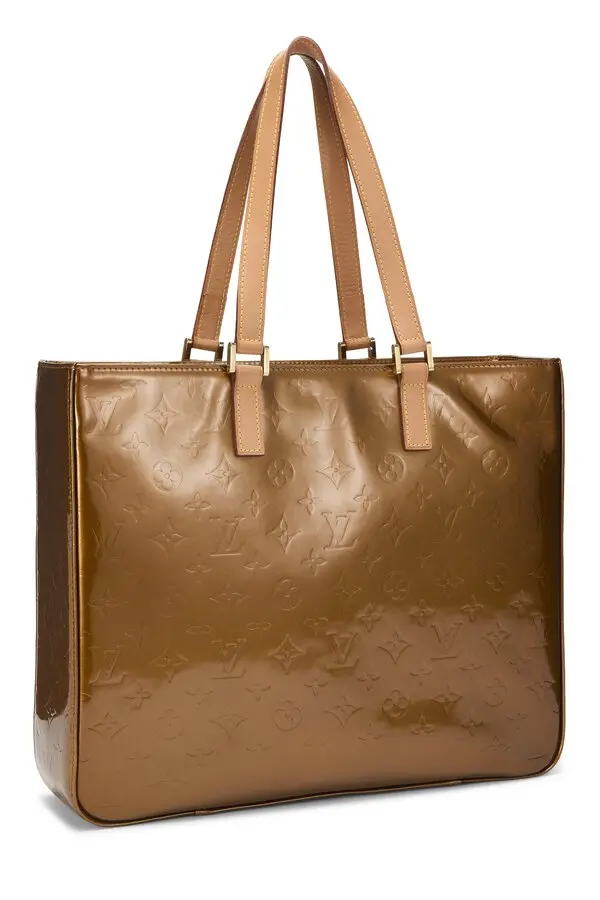 LOUIS VUITTON Monogram Vernis Columbus - Brown