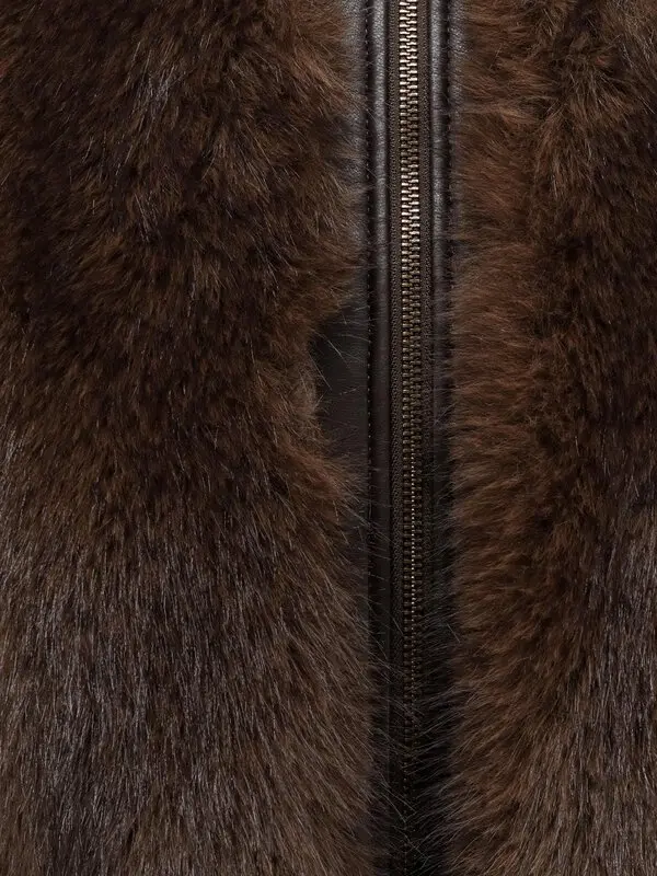Zimmermann Valiant Faux Fur Jacket