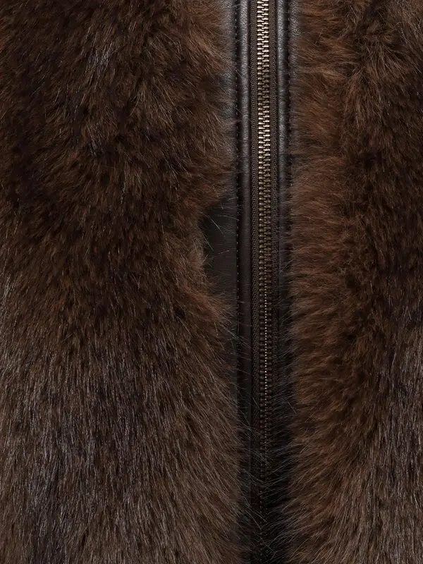 Zimmermann Valiant Faux Fur Jacket