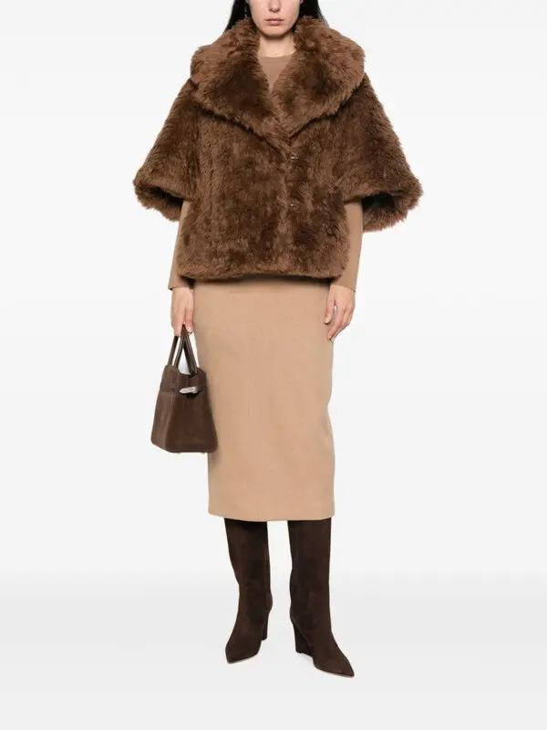 Max Mara Wool Cape - Multicolor