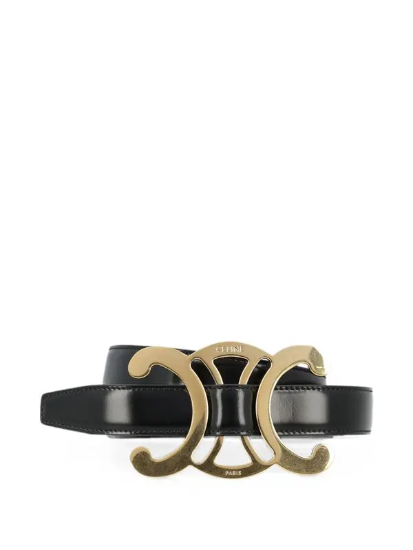 Celine Triomphe Leather Belt - Multicolor