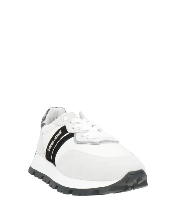 Roberto Cavalli Sneakers Size Leather, Textile Fibers