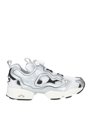 REEBOK Sneakers Size Textile Fibers, Synthetic Material - Silver