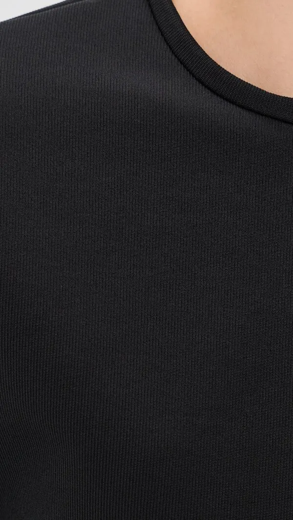 Tibi Luxe Crepe Knit Dolman Top