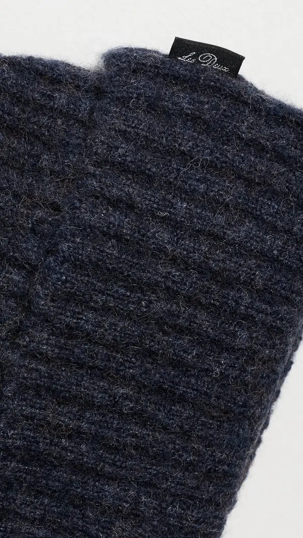 LES DEUX Rib Beanie - Dark Navy