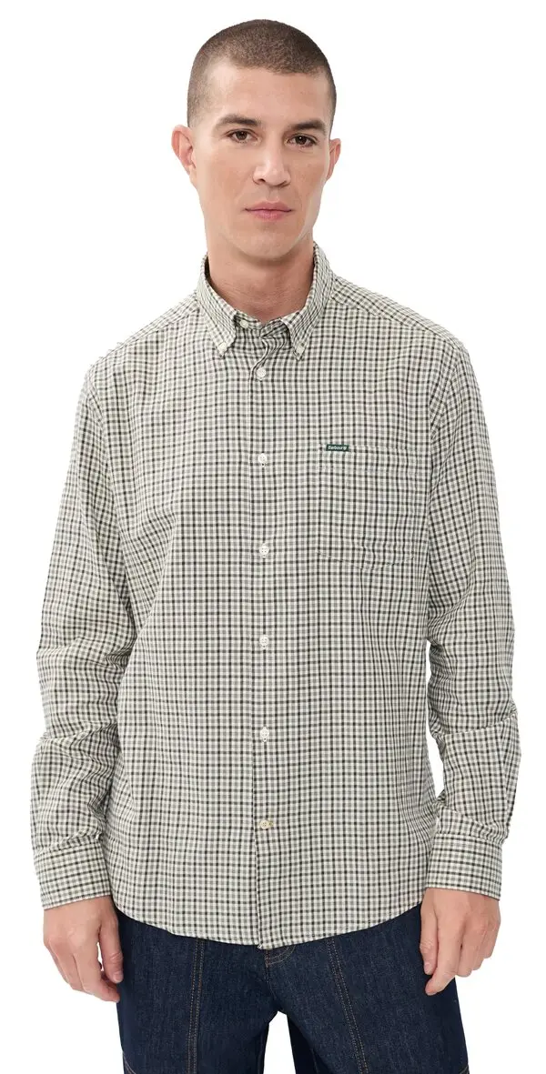 Barbour Padshaw Gingham Shirt - Olive
