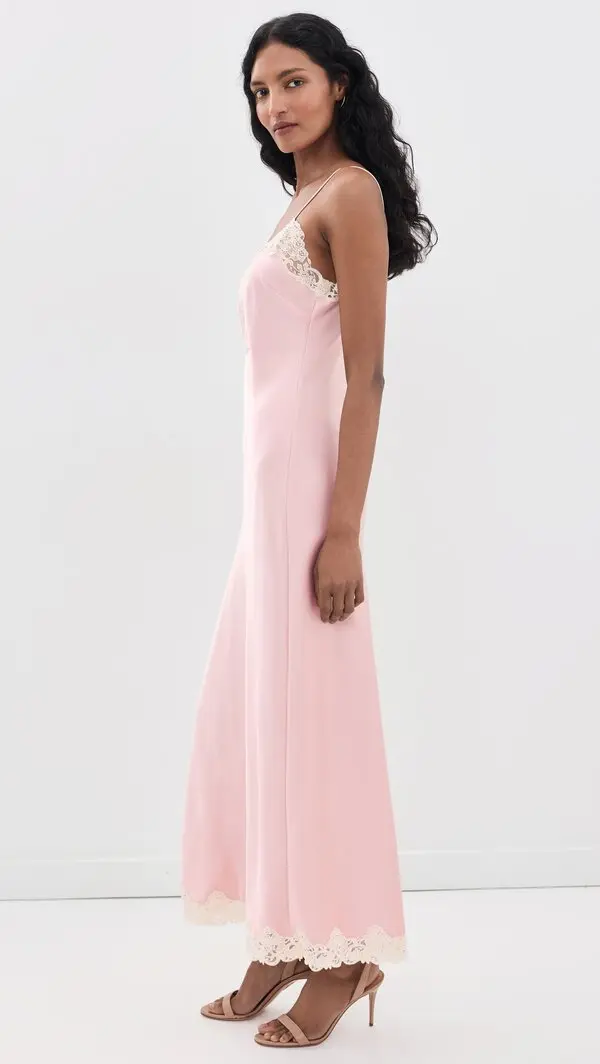 LoveShackFancy Lomira Lace Bow Dress