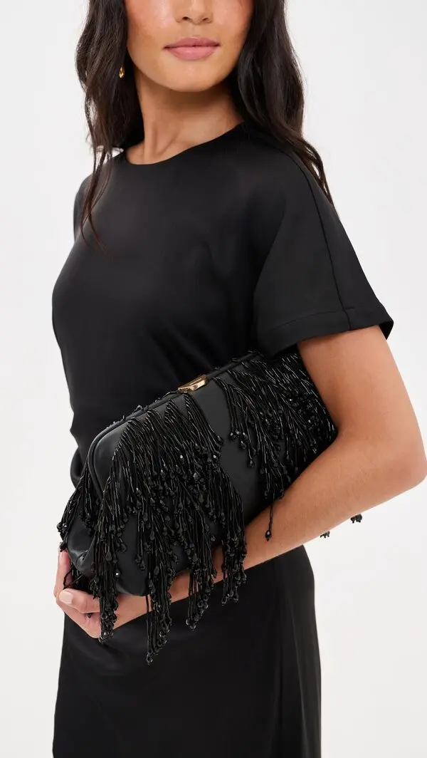 Simkhai Pia Beaded Clutch