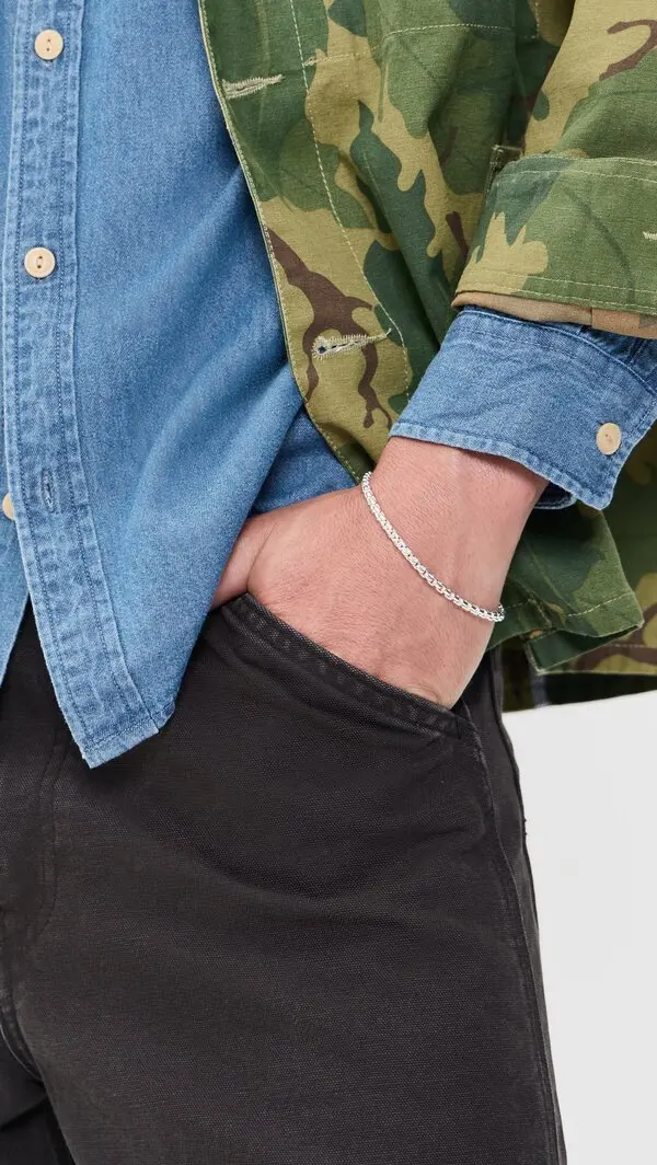 Shinola Box Chain Bracelet 4mm