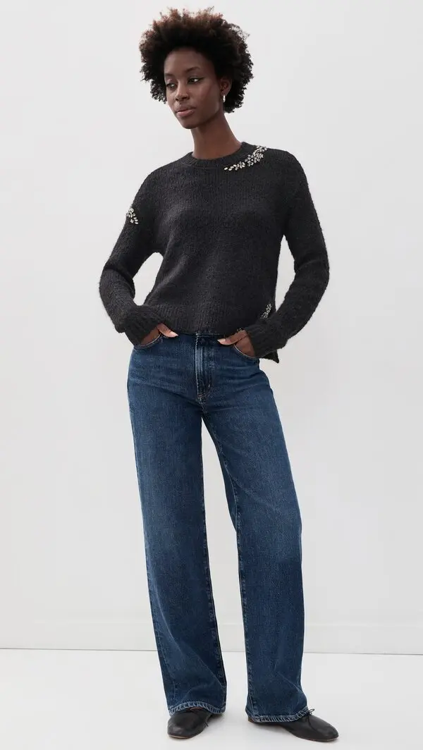 Cinq À Sept Crystal Lace Lilliana Pullover