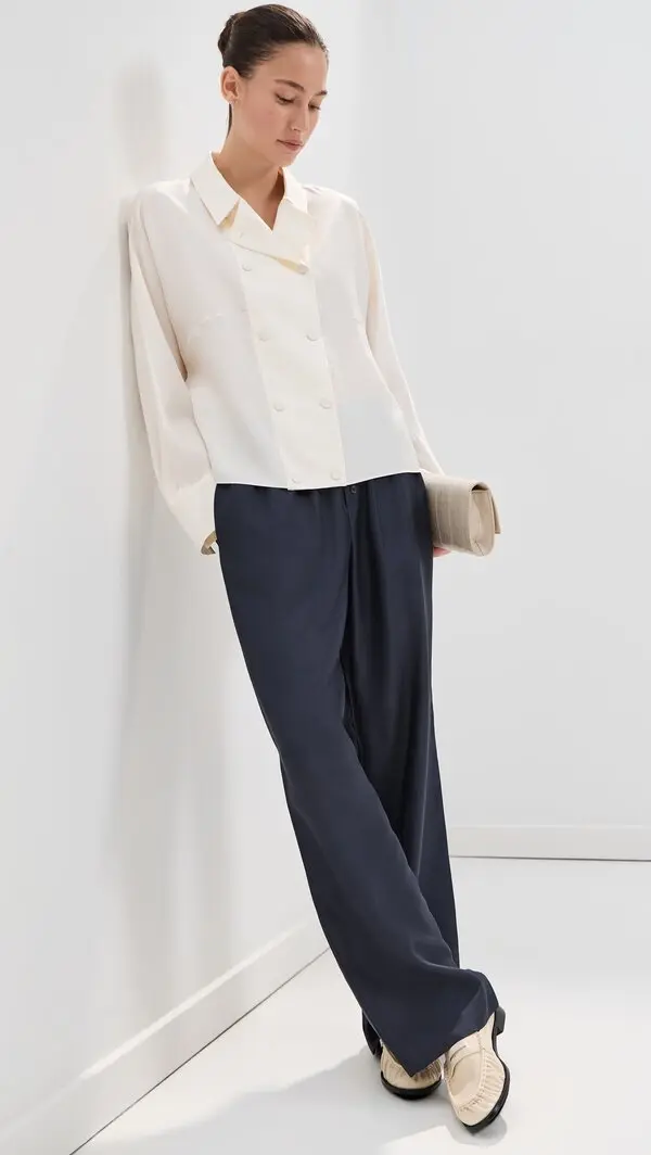 RÓHE Silk Relaxed Trousers