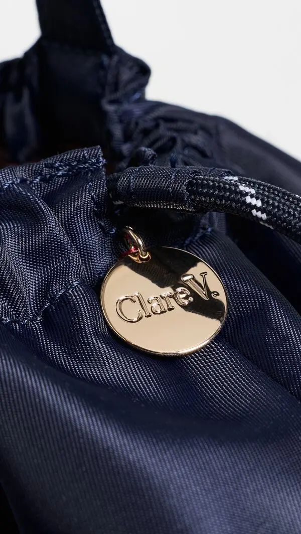 Clare V. Nylon Drawstring Tote