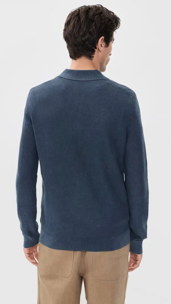 Faherty Brand Lightweight Sunwashed Sweater Polo