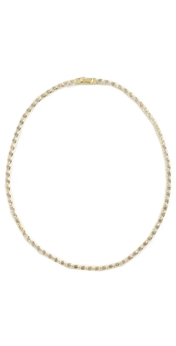 Shashi Marquise Bezel Tennis Necklace