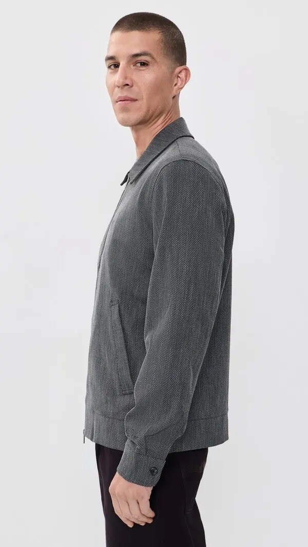 LES DEUX Herringbone Coach Jacket