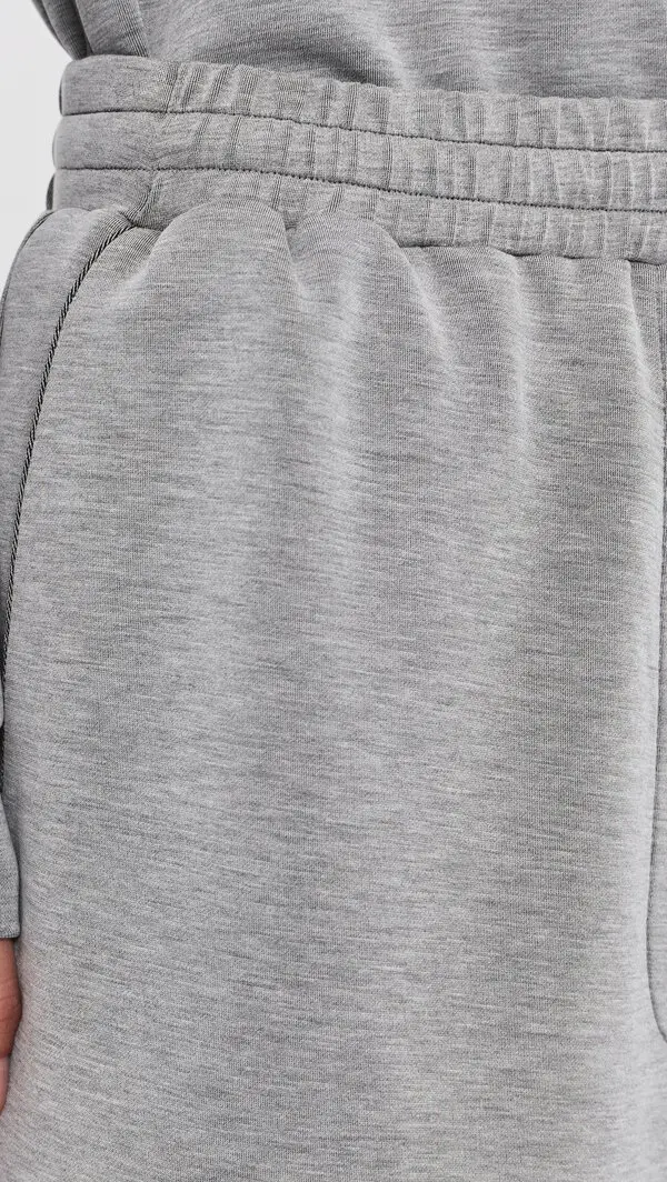 Tibi Feather Weight Viscose Neoprene Relaxed Shorts