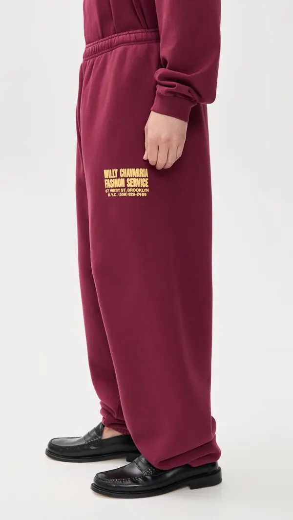 WILLY CHAVARRIA Fashion Services Buff Sweatpants