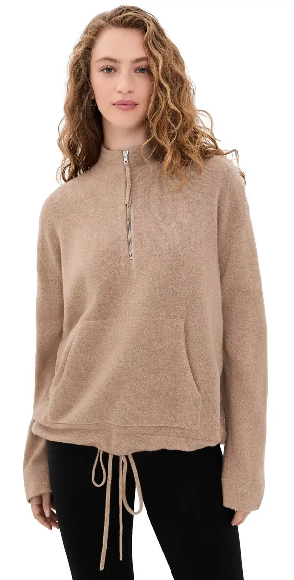 LESET Jesse Anorak Sweater - Dune