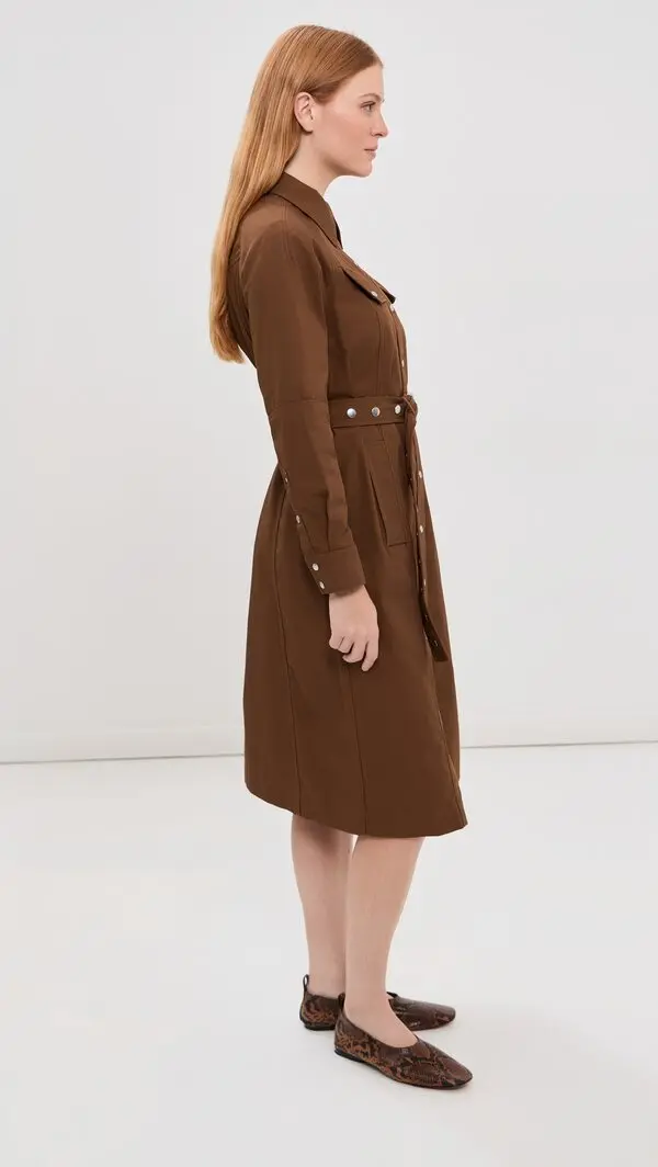 3.1 Phillip Lim Belted Utility Midi Shirt Dress