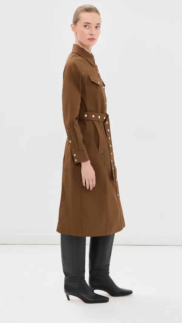 3.1 Phillip Lim Belted Utility Midi Shirt Dress