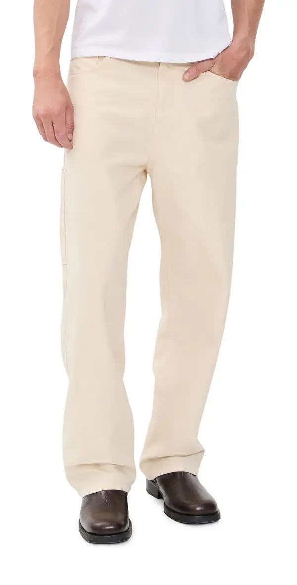 LES DEUX Roi Carpenter Herringbone Pants