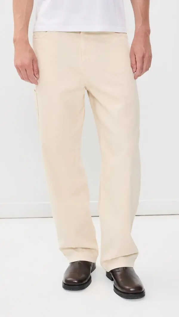 LES DEUX Roi Carpenter Herringbone Pants
