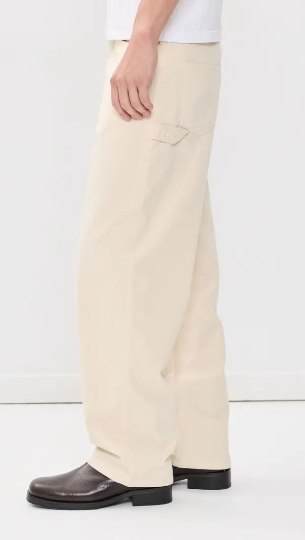 LES DEUX Roi Carpenter Herringbone Pants