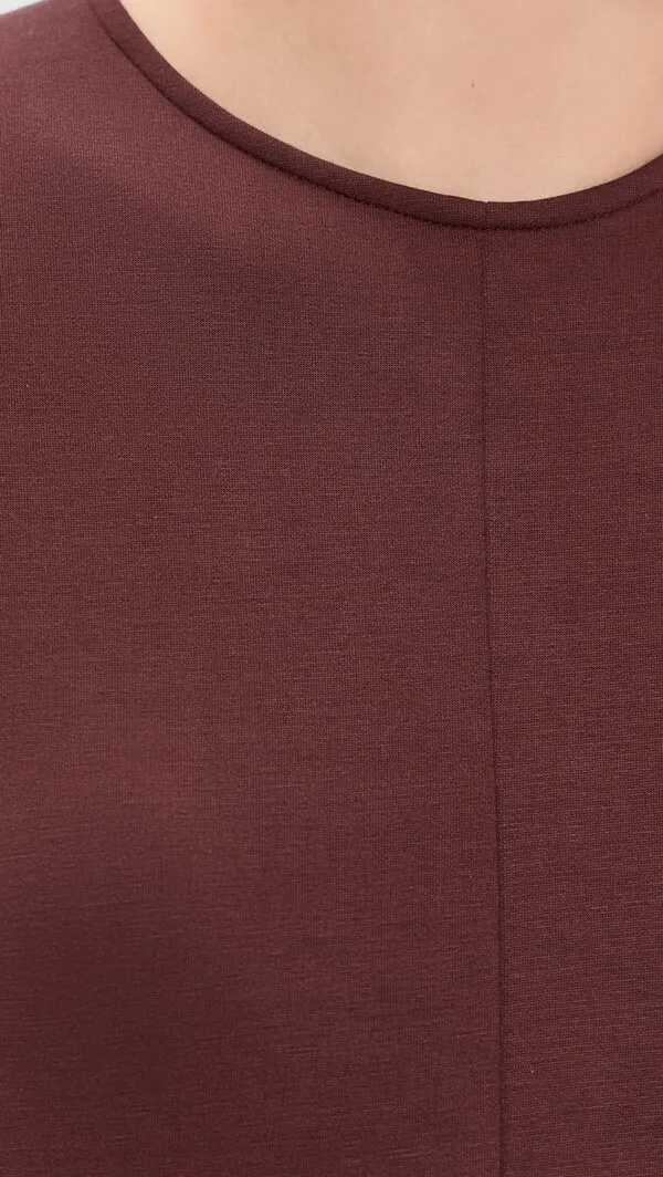 Tibi Feather Weight Neoprene Drape Dress