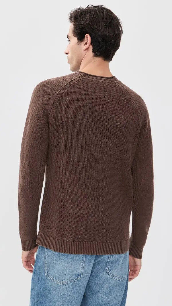 Marine Layer Garment Dye Roll Neck Sweater