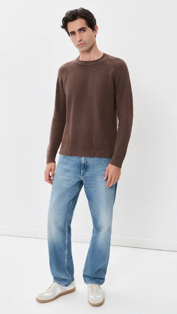 Marine Layer Garment Dye Roll Neck Sweater