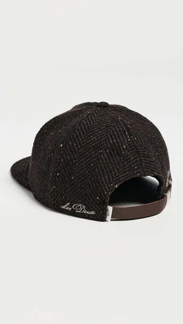 LES DEUX Legacy Herringbone Letterman Cap