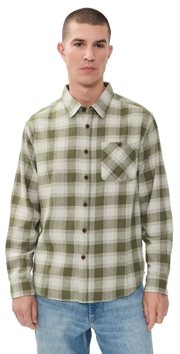 KATIN Derek Flannel - Olive
