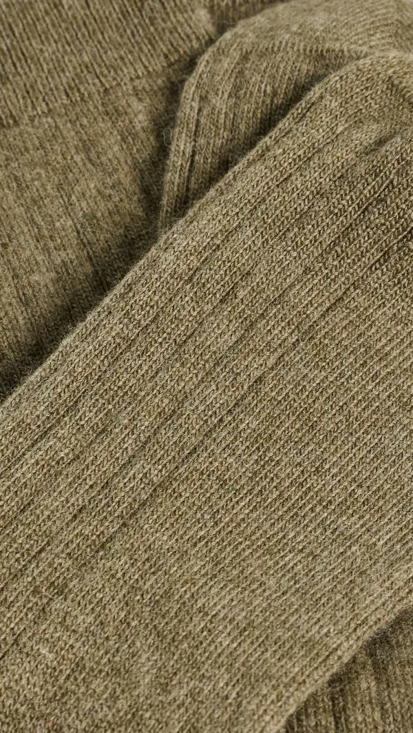 Nn07 Wool Cashmere Ribbed Socks