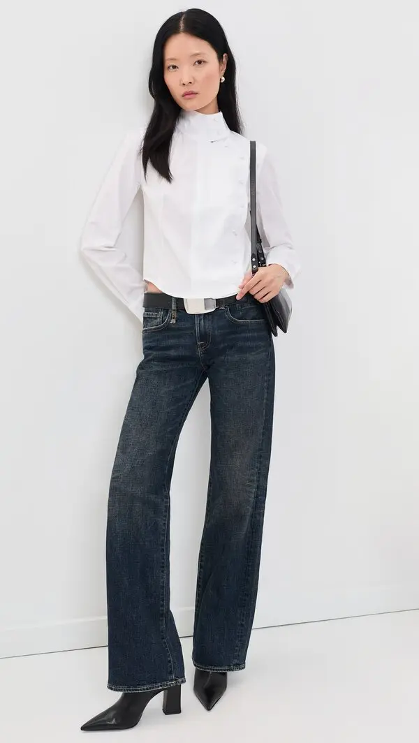 R13 Asymmetrical Front Shirt